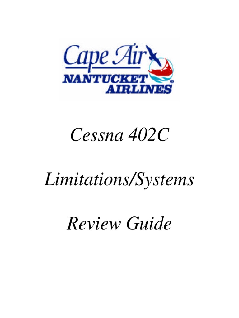 Cessna 402 Cockpit Layout