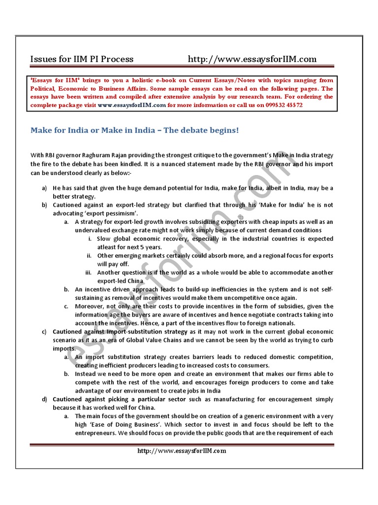 IIM WAT Essay Samples and Topics | PDF | Bitcoin | World Oil Market ...