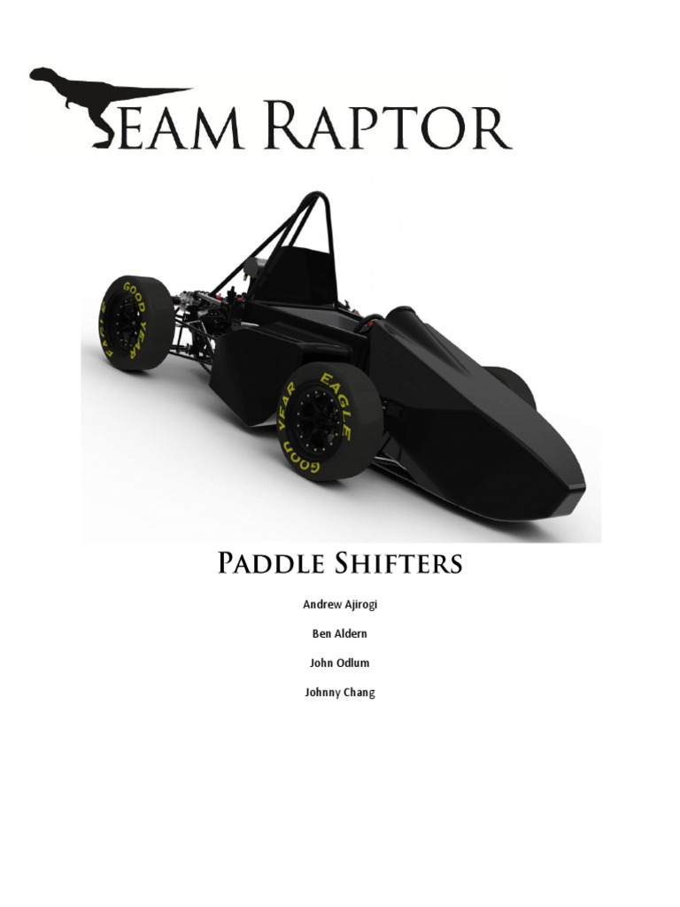 Paddle Shifting System for Formula SAE Race Car | PDF | Manual ...