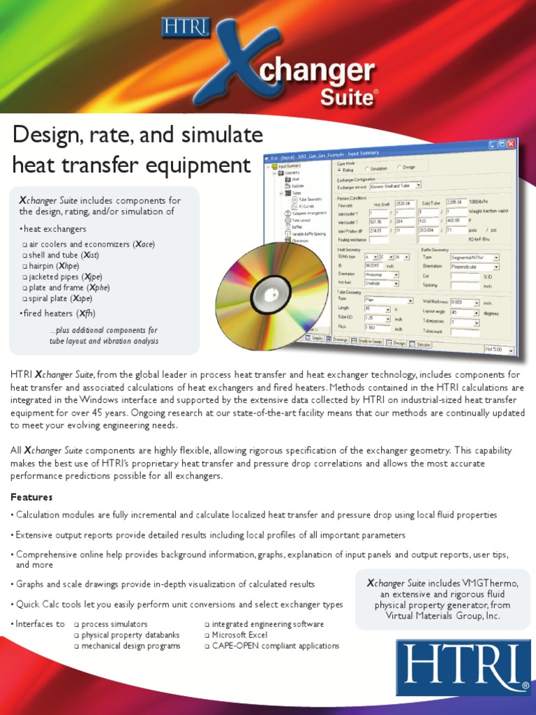 HTRI Xchanger Suite | Download Free PDF | Heat Transfer | Heat