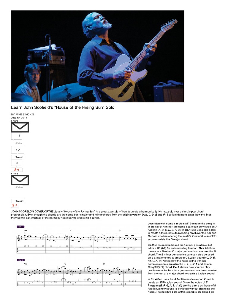Learn John Scofield's - H.. | PDF