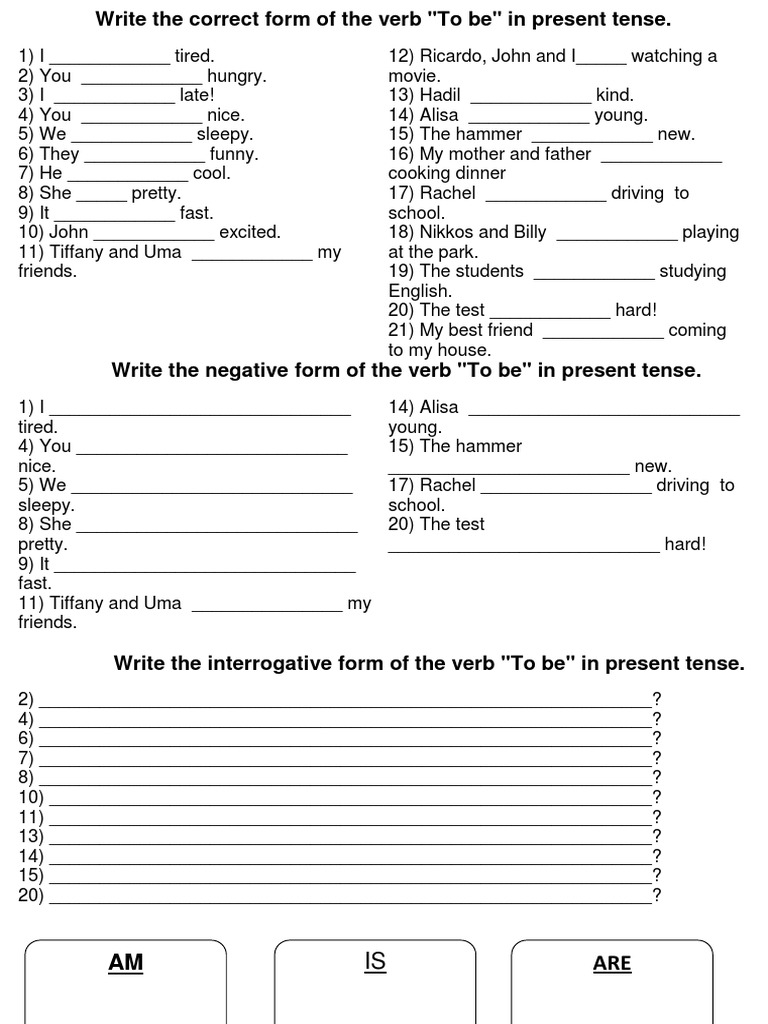Write The Correct Form of The Verb | PDF | Style (Fiction) | Linguistics
