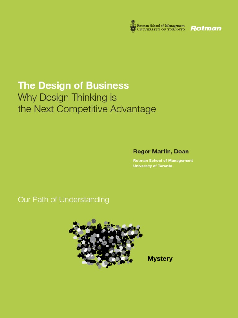 The Design of Business Why Design Thinking | PDF