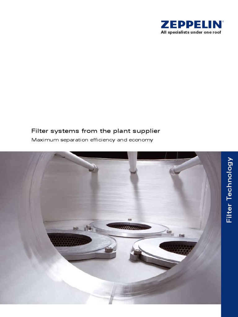 Zeppelin Filter Systems | PDF | Chemical Engineering | Chemical Equipment