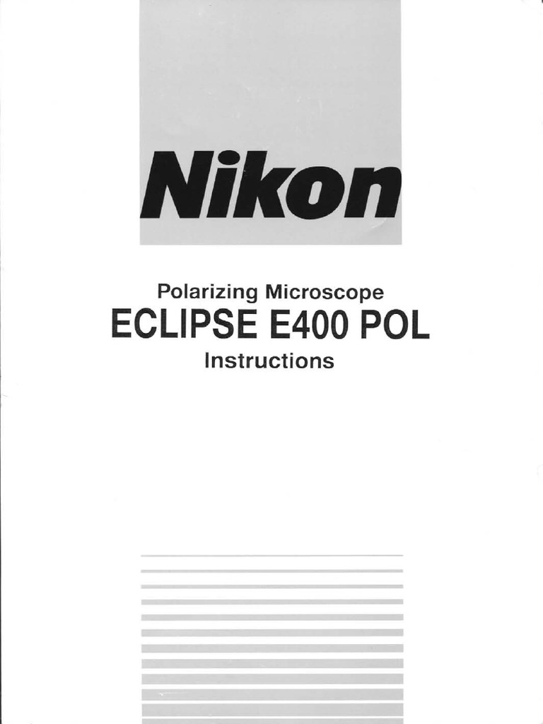 Nikon E400 Manual | PDF | Nikon | Photography Companies Of Japan