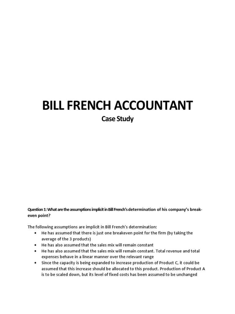 Bill French | PDF | Microeconomics | Marketing