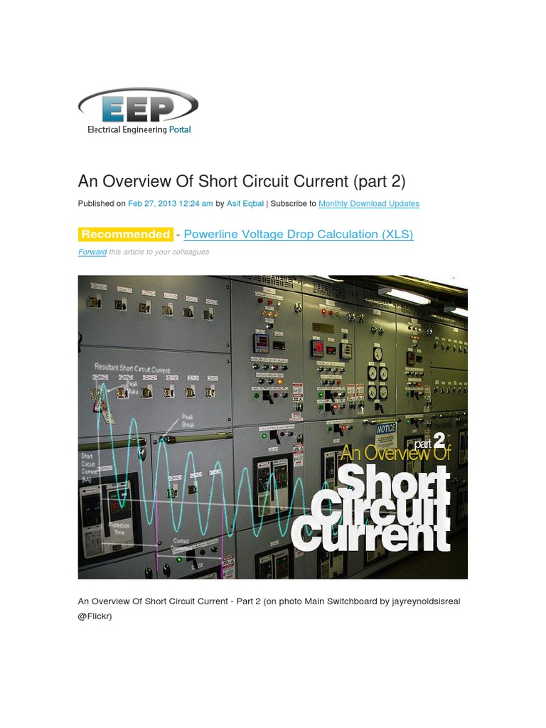 Understanding Short Circuit Current | PDF | Electric Motor | Inductor
