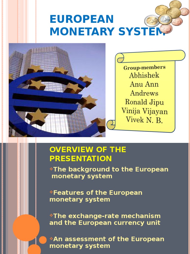 European Monetary System | PDF | European Exchange Rate Mechanism ...