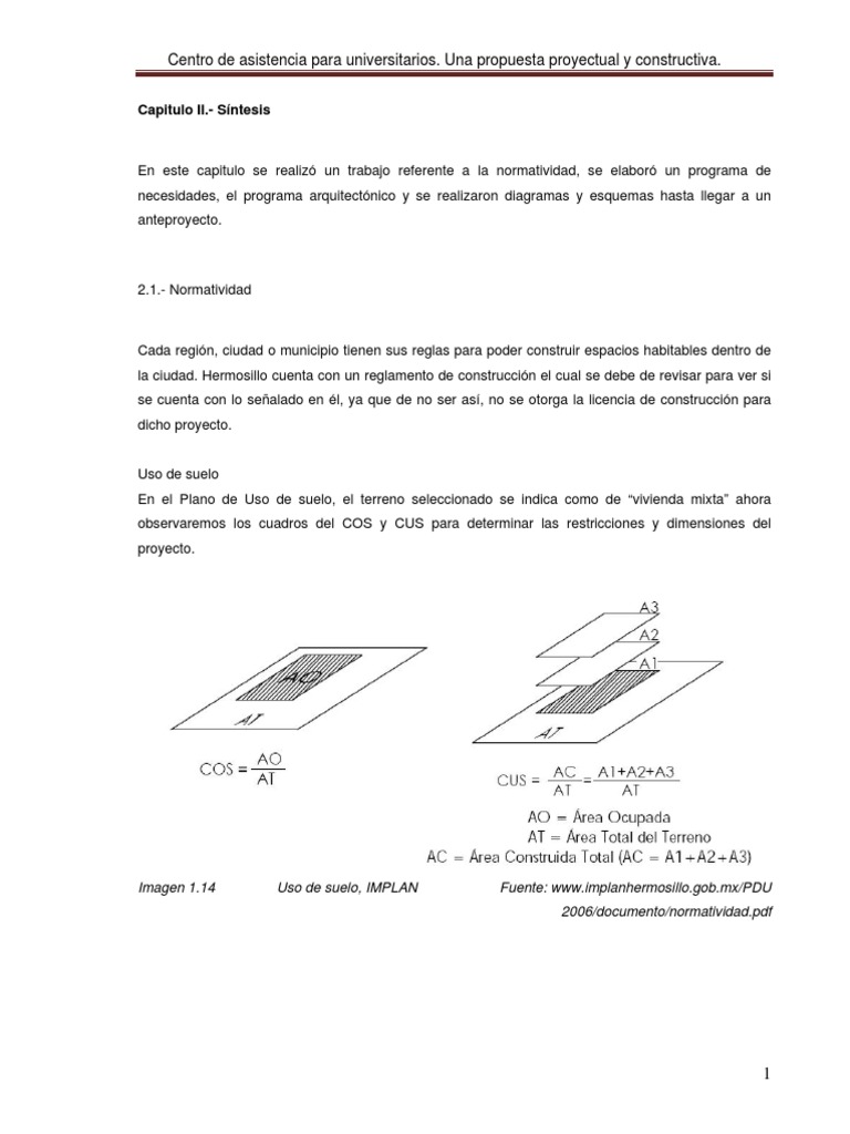 Capitulo2 COS CUS | PDF | Diseño arquitectonico | Arquitectura