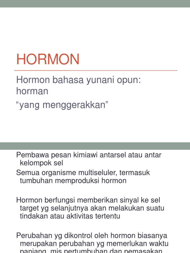 Hormon | PDF