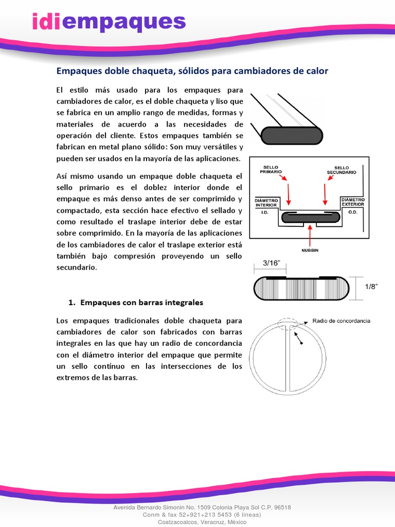 06 - Empaques Doble Chaqueta | PDF | Soldadura | Construcción