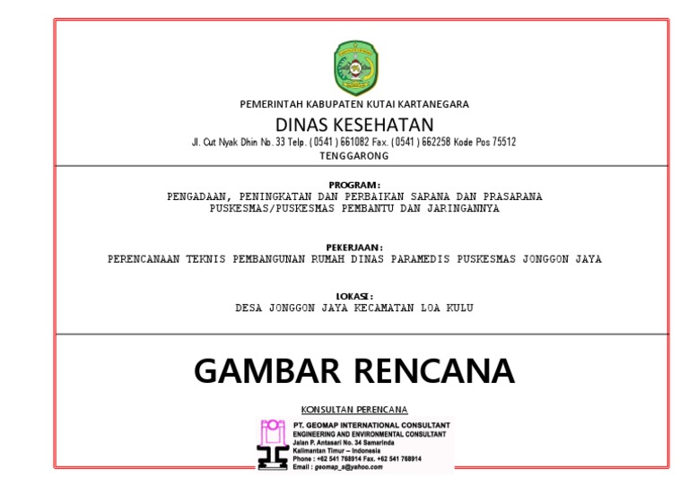 Cover Gamba Kerja Geomap | PDF