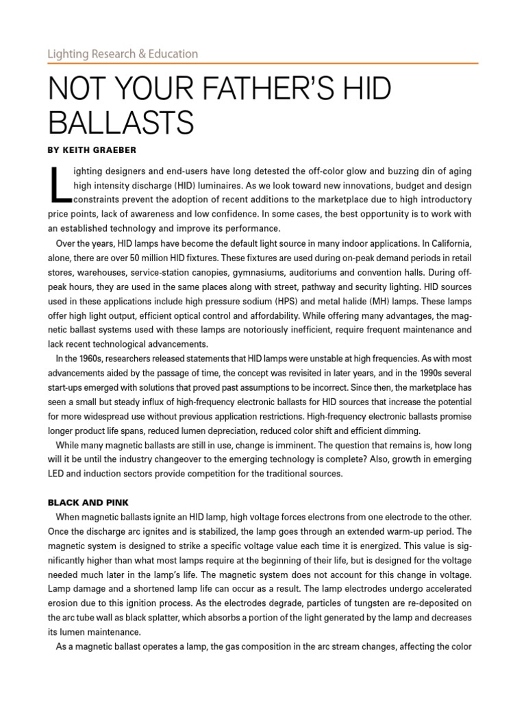 Lighting Research & Education | PDF | Electric Arc | Lighting