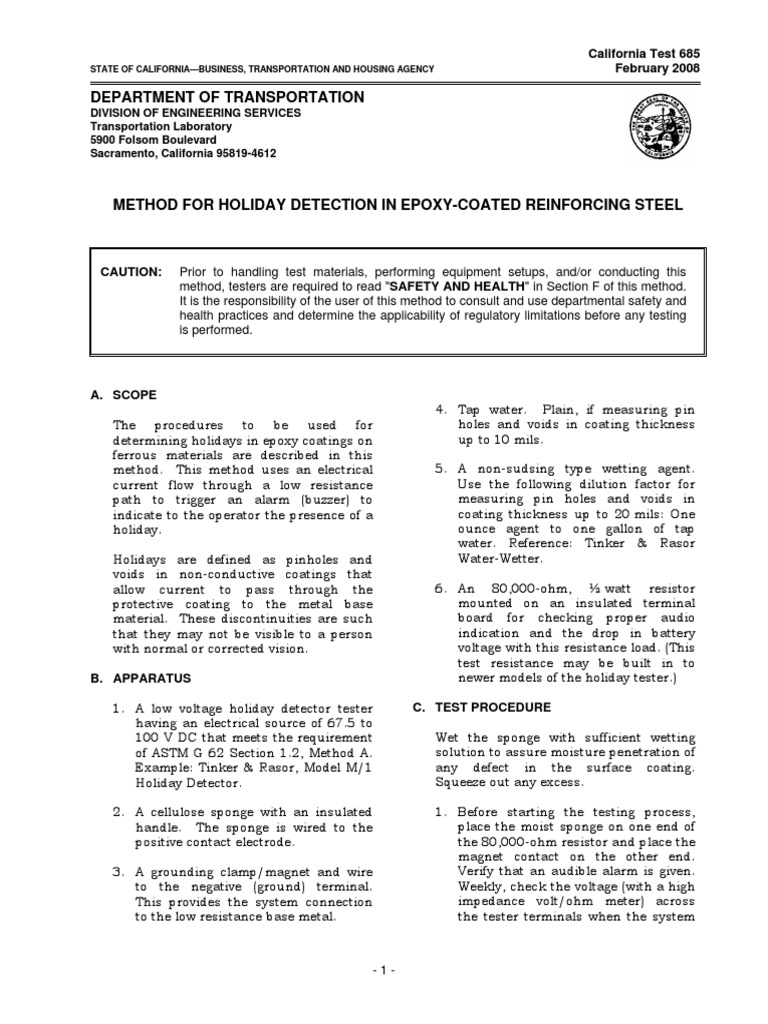 Holiday Testing Procedure | Resistor | Electrical Resistance And ...