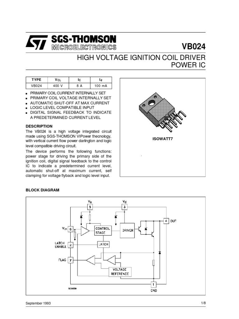 VB024 Driver Ign 7 Pines | PDF | Electronic Circuits | Ignition System