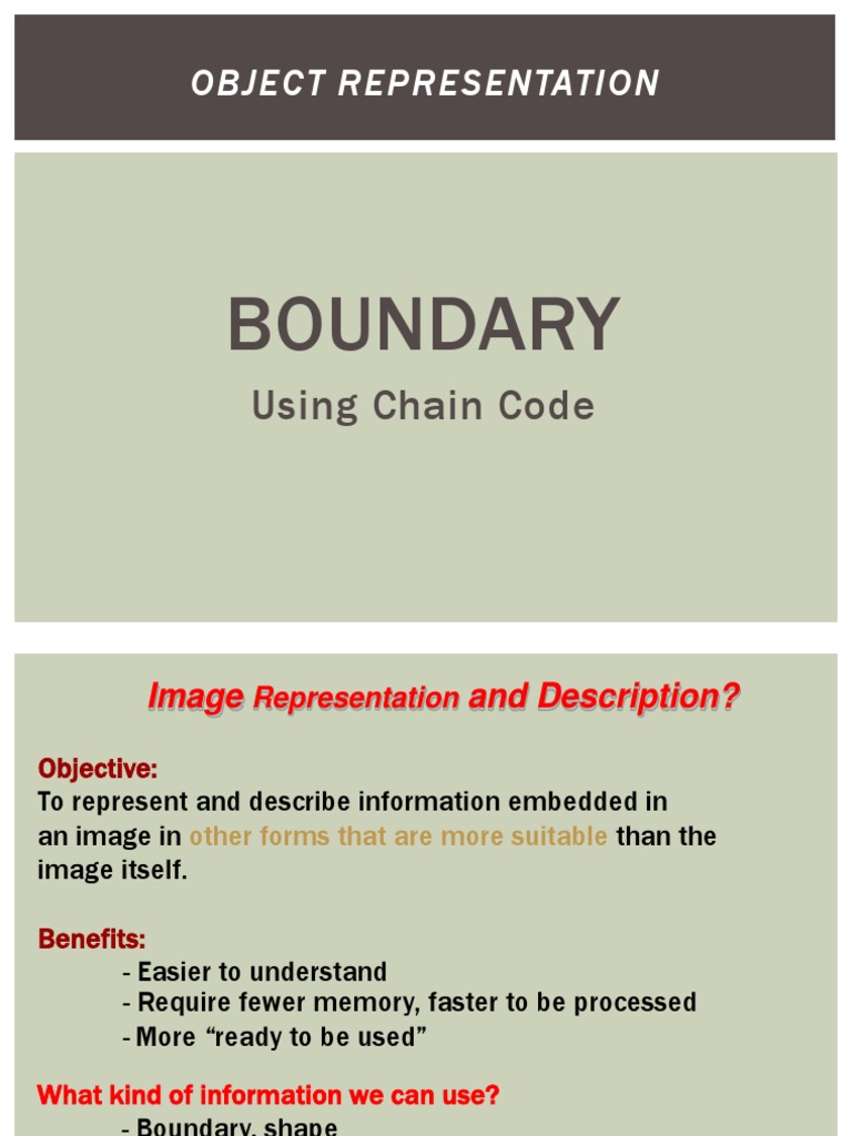 Boundary Descriptor | PDF | Shape | Sequence