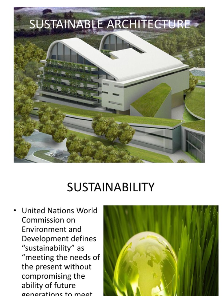 Sustainable Architecture | PDF | Efficient Energy Use | Building Insulation