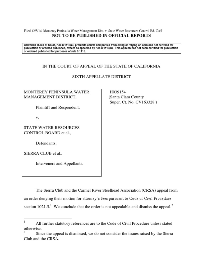 H039154 Opinion | PDF | Interlocutory Appeal | Judgment (Law)