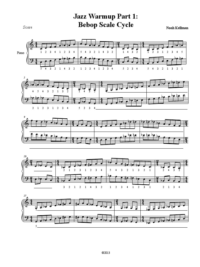 Jazz Warmup 1 | PDF