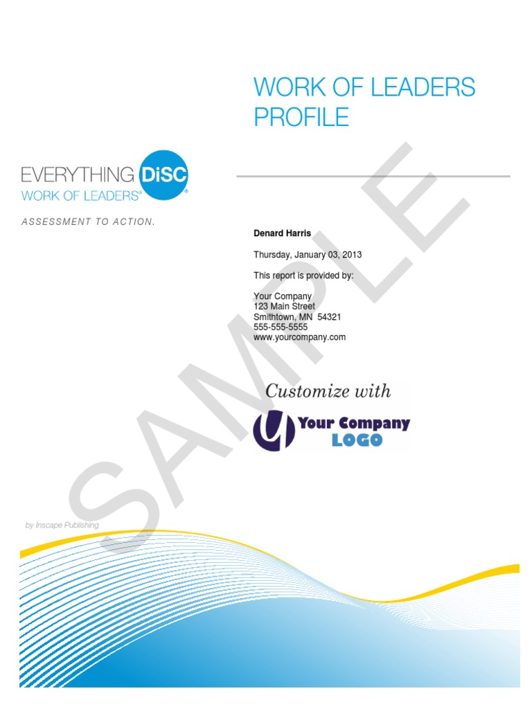 Work Leaders Profile | PDF | Leadership | Thought