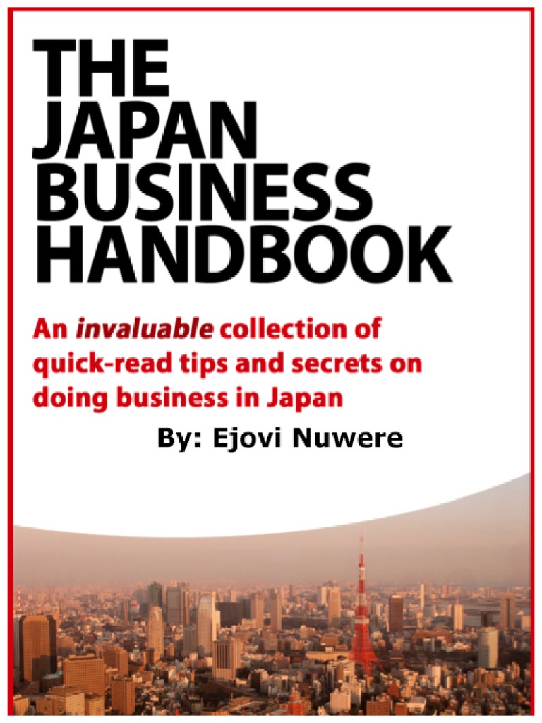 The Japanese Business Handbook | PDF | Consensus Decision Making ...
