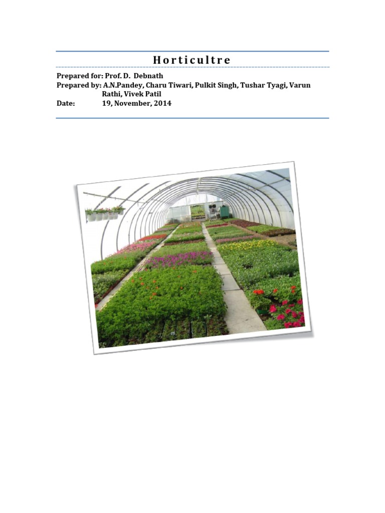 Horticulture | PDF | Horticulture | Agriculture