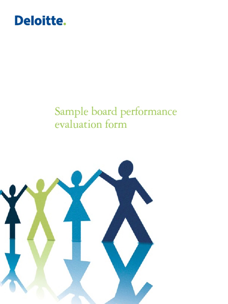 Sample Board Performance Evaluation Form | PDF | Internal Audit | Audit