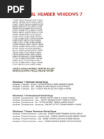Windows Vista Product Keys List | PDF | Microsoft | Personal Computers
