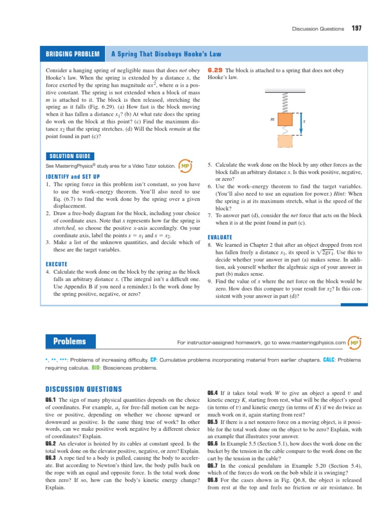 Physics I Problems PDF | PDF | Tension (Physics) | Force