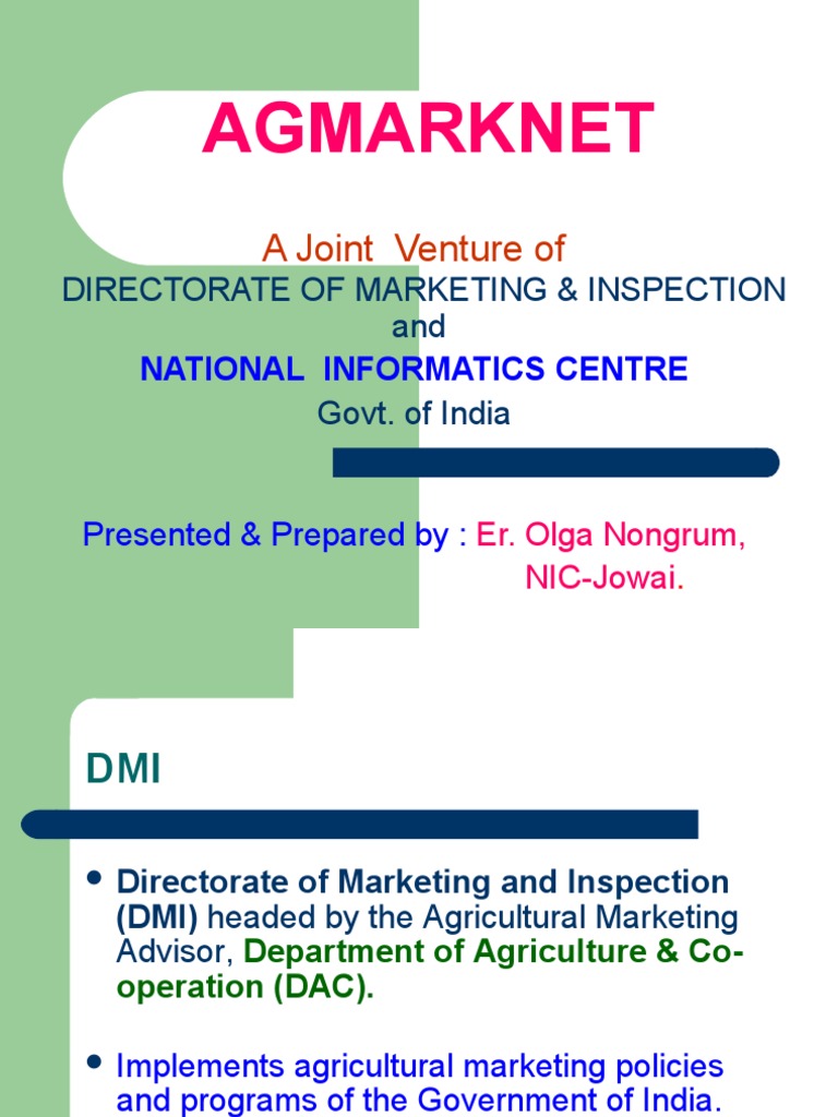 Seminar On Agmarknet Software | PDF | Informatics | Computer Network