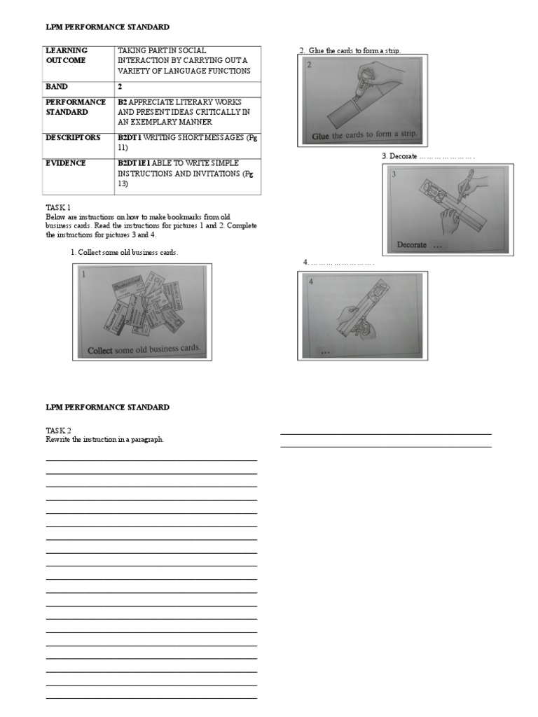 LPM Performance Standard Guidelines | PDF | Art