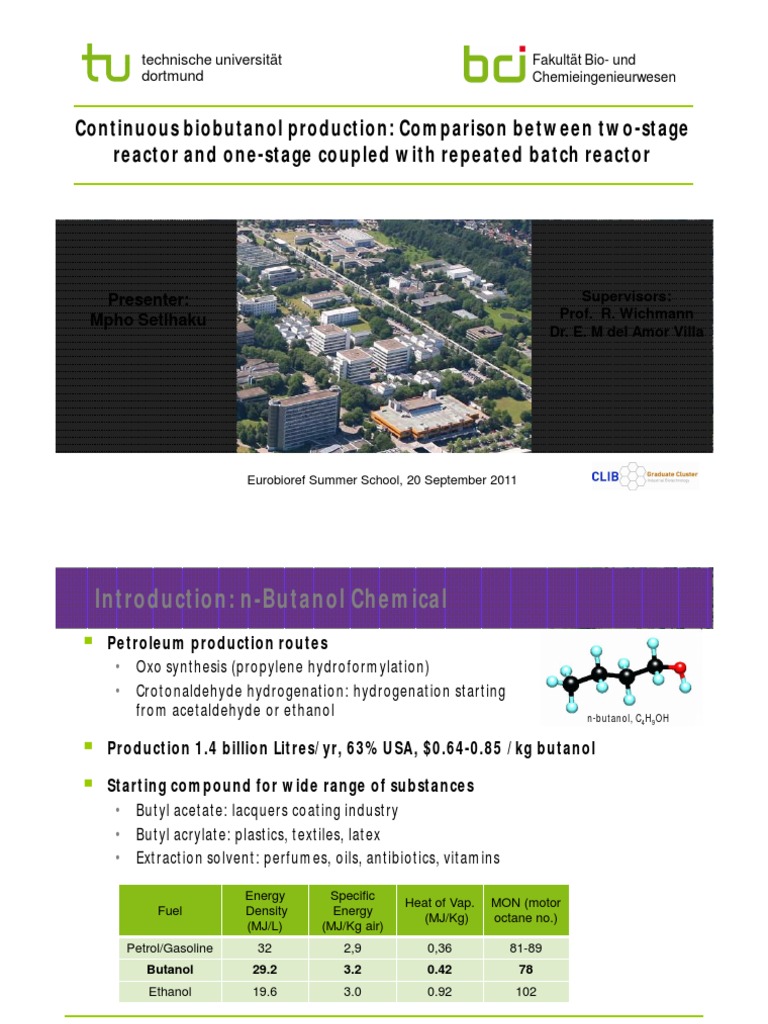 Continuous Biobutanol Production: Comparison Between Two-Stage Reactor ...