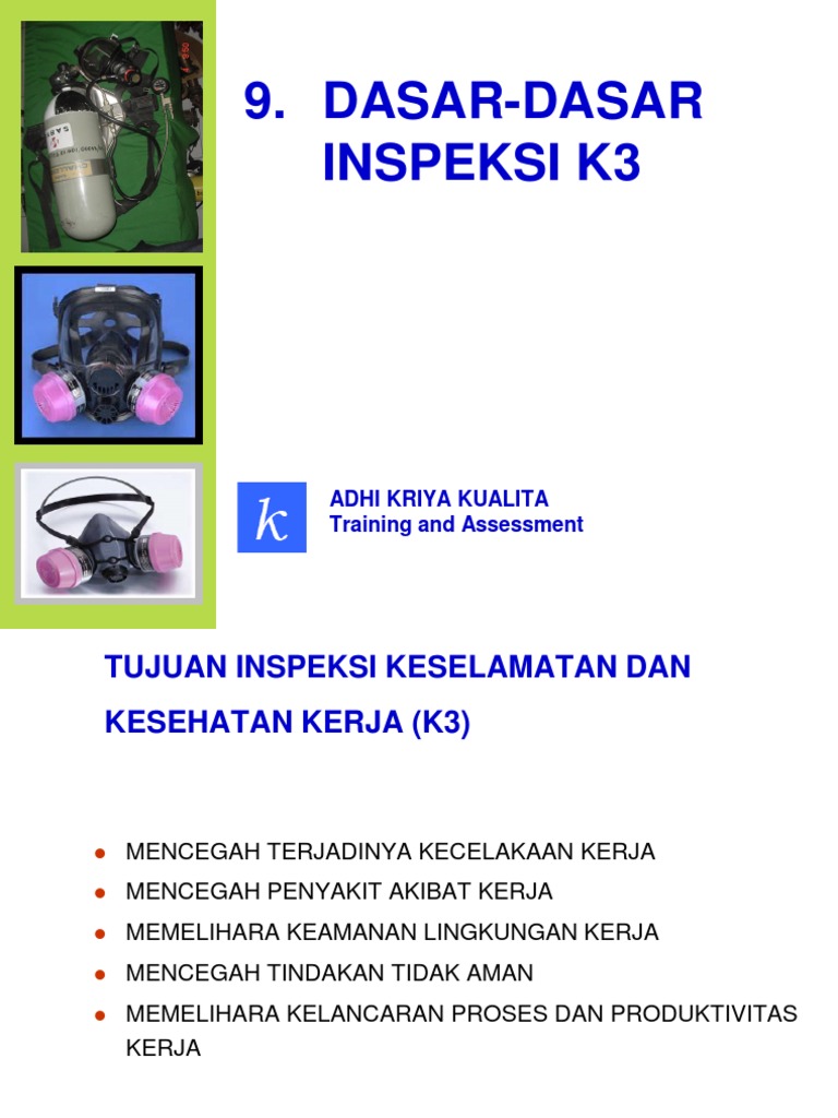Dasar-Dasar Inspeksi K3 | PDF