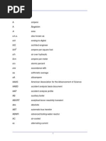 Acronyms Used in Power Plants | PDF | Boiler | Hvac