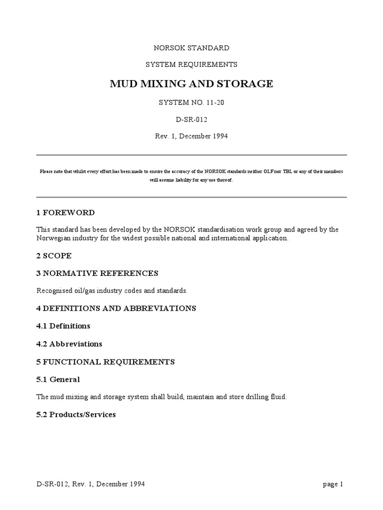 Mud Mixing and Storage | PDF | Powder (Substance) | Pump