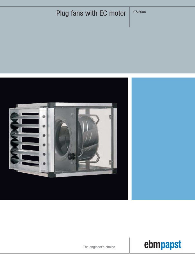Ebm Papst r3g400 As12 03 | PDF | Mechanical Fan | Mains Electricity