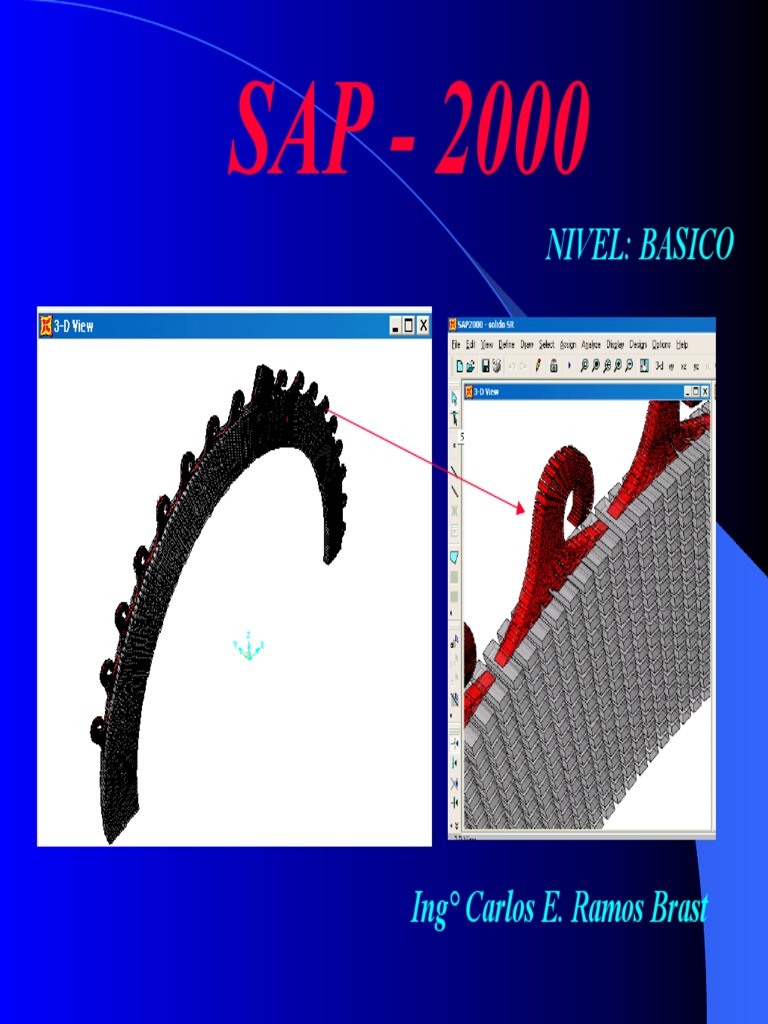 Manual SAP 2000 (Nivel Básico).pdf | Ingeniería mecánica | Ingeniero civil