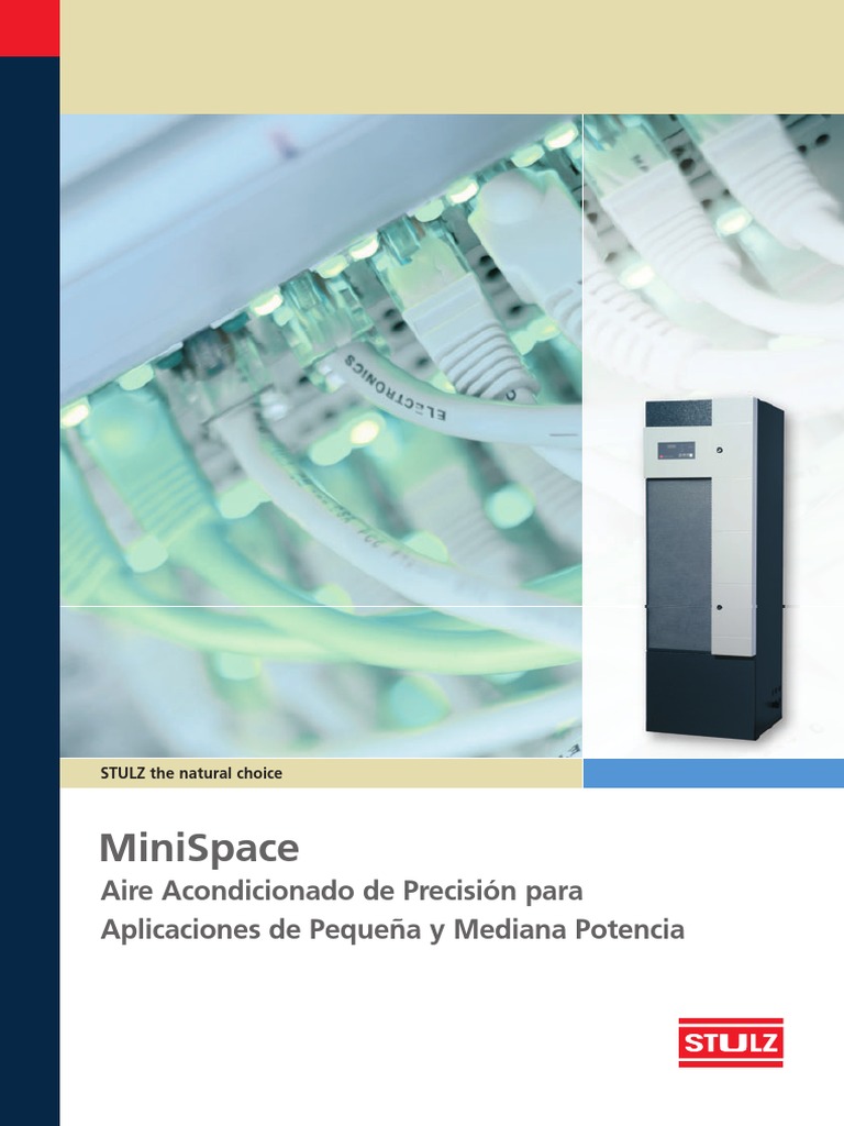 STULZ Mini Space Brochure 0909 Es | PDF | Aire acondicionado | Termodinámica Atmosférica