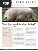 Animal Farm Chapter 7 | PDF