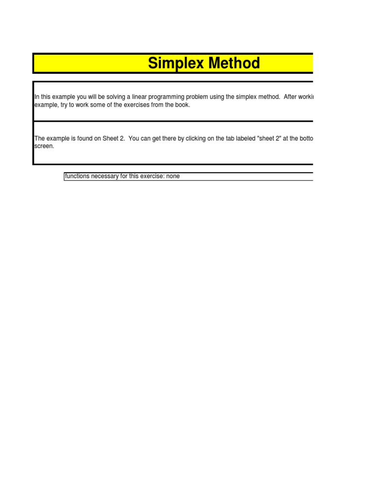 8 3 Simplex Method | PDF