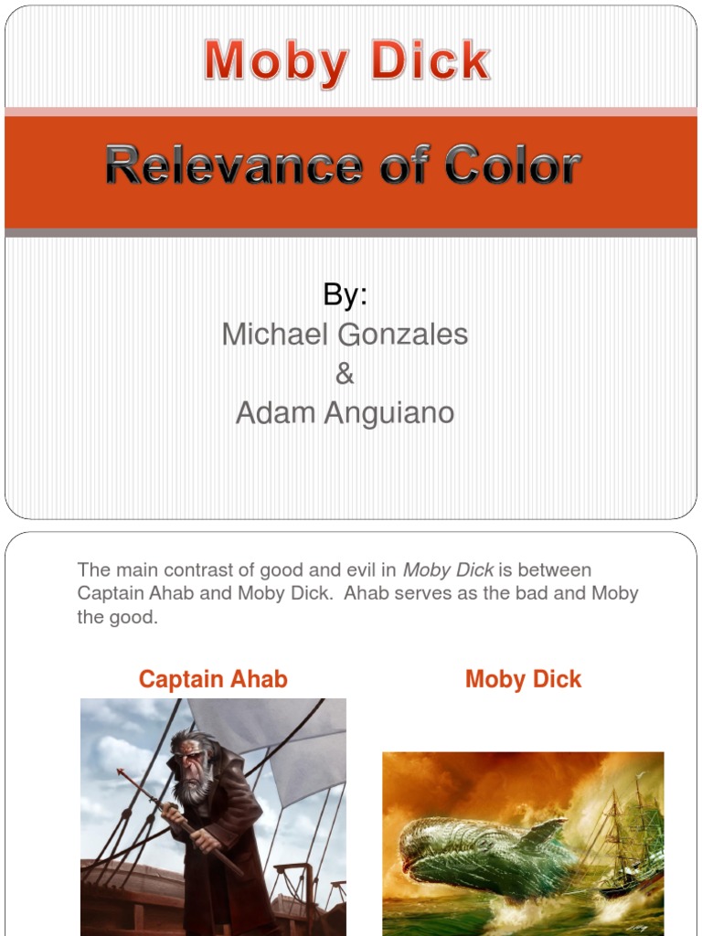 Good vs. Evil in Moby Dick | PDF