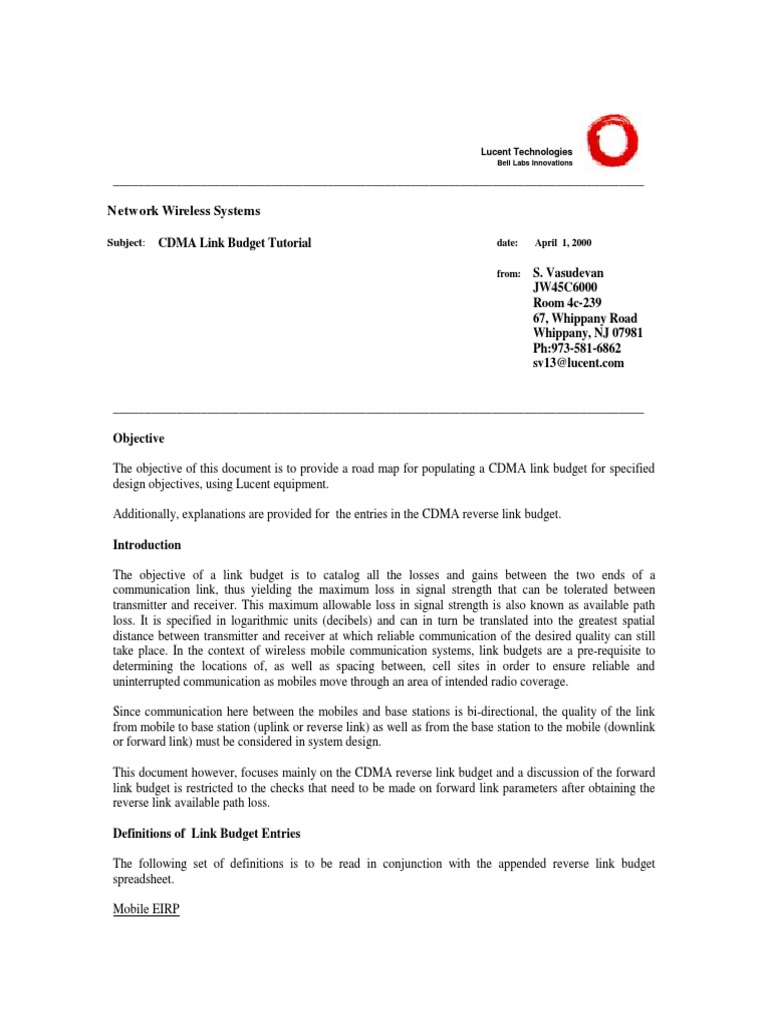 Link Budget Tutorial | PDF | Signal To Noise Ratio | Antenna (Radio)