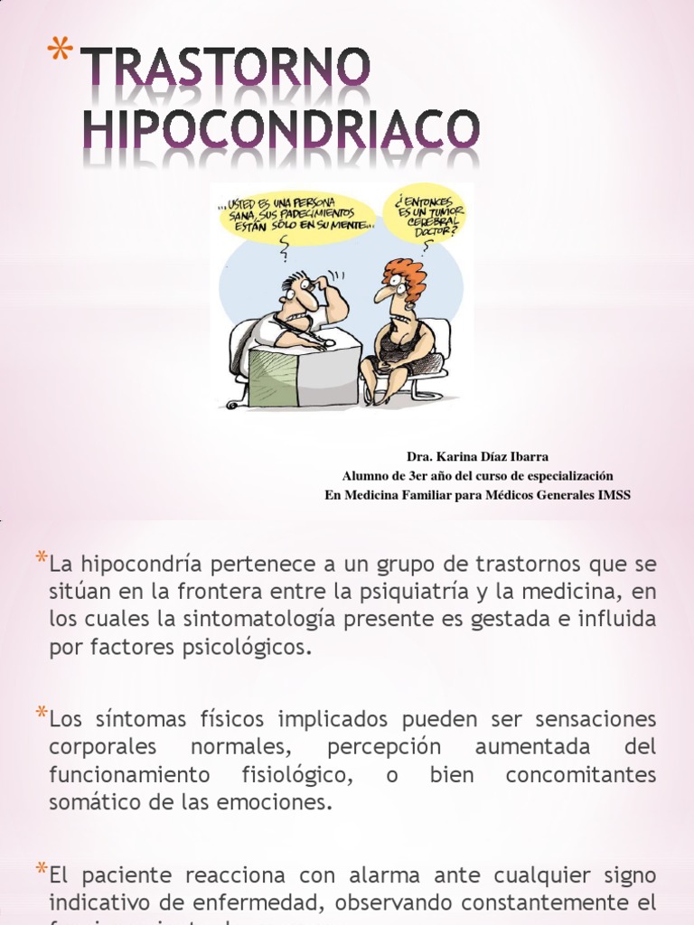 TRASTORNO HIPOCONDRIACO | Ansiedad | Salud mental
