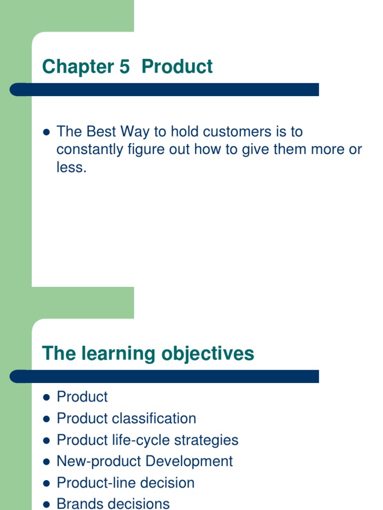 Chapter 5 Product Life-Cycle | PDF