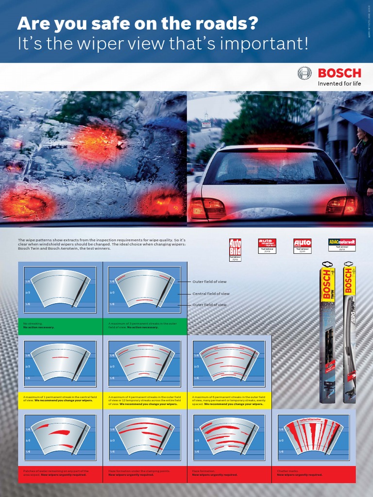 Wiper Blade Inspection Guidelines | PDF | Computers | Technology ...
