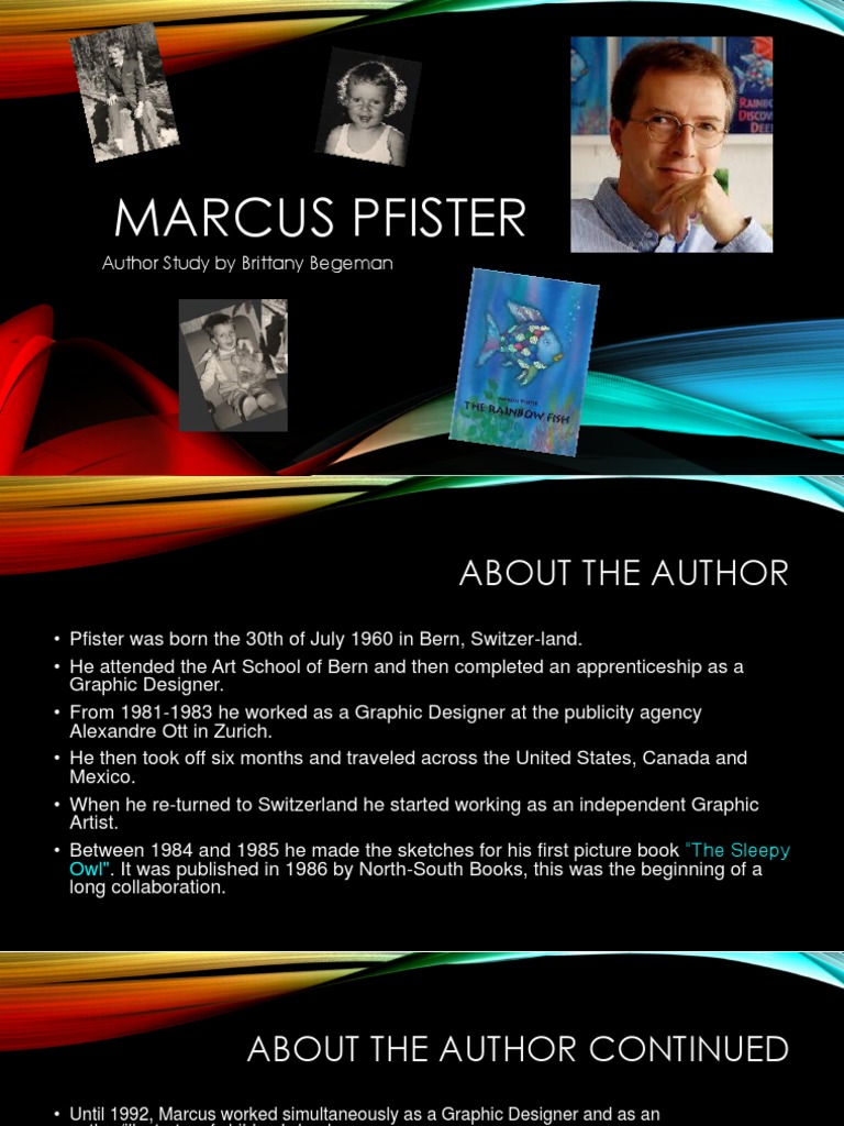 Marcus Pfister: Author and Illustrator | PDF | Books