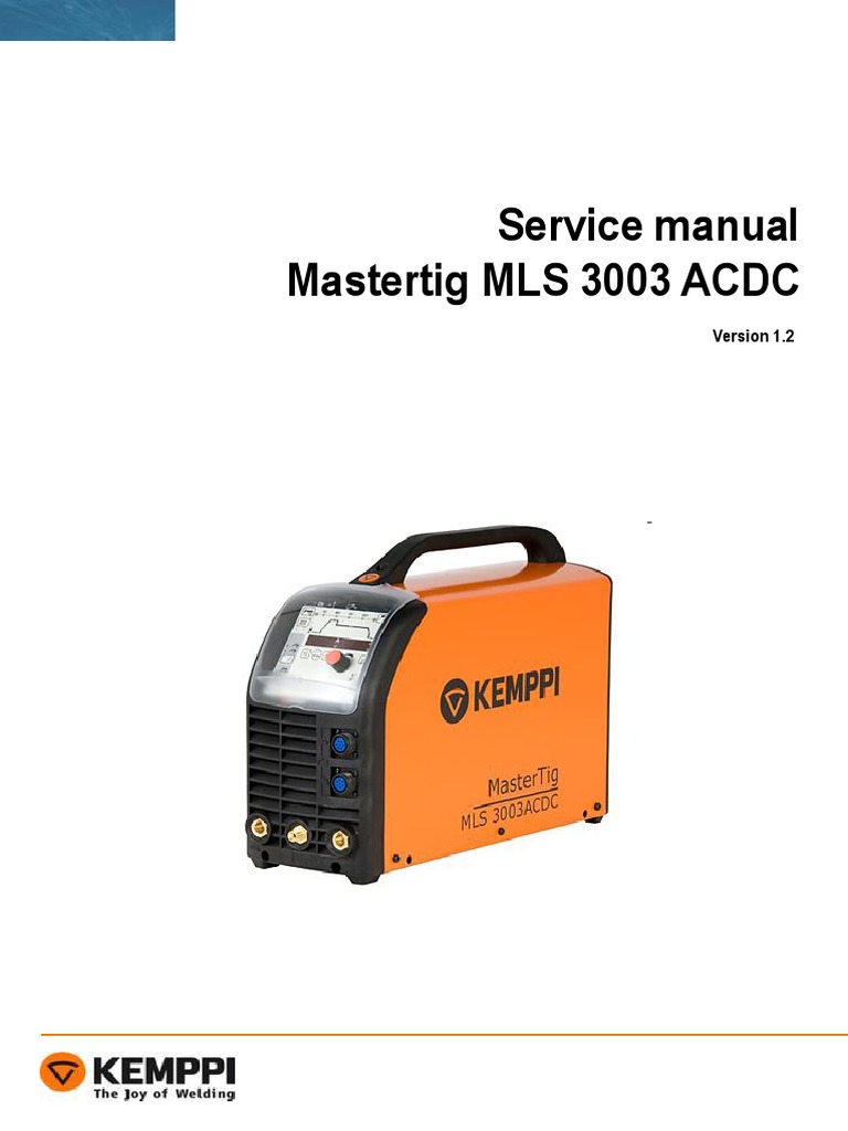 SM MastertigMLS 3003 ACDC EN v1.2 PDF | PDF | Rectifier | Diode