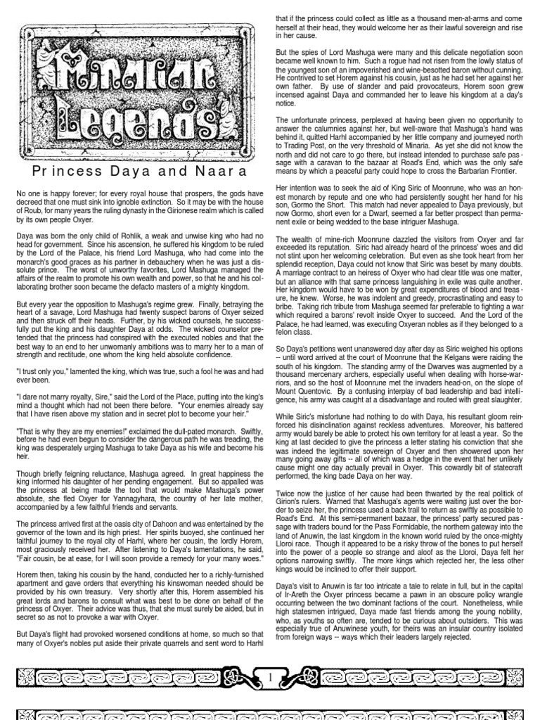 Divine Right - Princess Daya and Naara | PDF