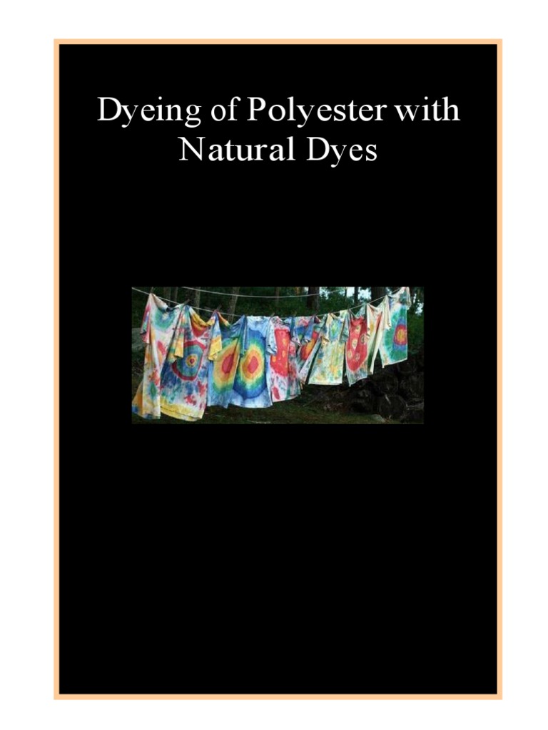 Dyeing of Polyester With Natural Dyes | PDF | Dye | Chemical Compounds