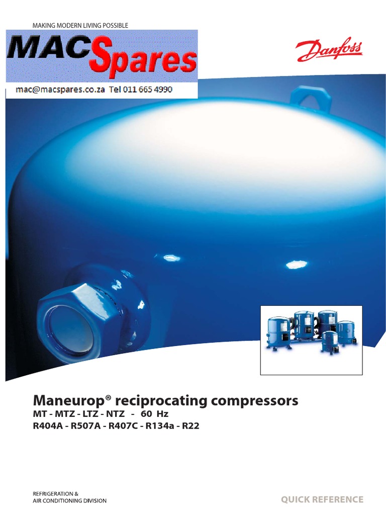 MS-Maneurop Catalogue PDF | PDF | Air Conditioning | Refrigeration